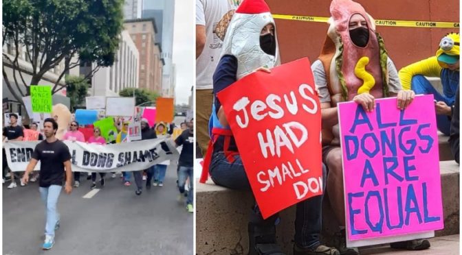 Men Hold 'Small Dong March' To Stop Tiny Penis Shaming And ...