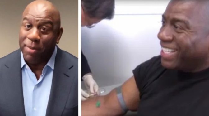 Magic Johnson Shuts Down Social Media Rumor He Donated His Blood To ...