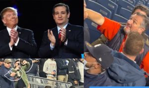Ted Cruz Gets Booed & Middle Fingers At Yankees Game, One Heckler ...