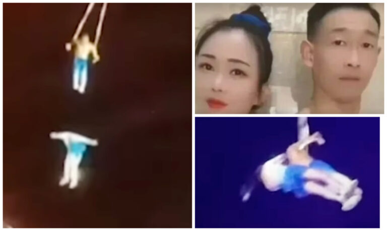 Chinese Trapeze Artist Falls 30ft To Her Death After Failed Stunt ...
