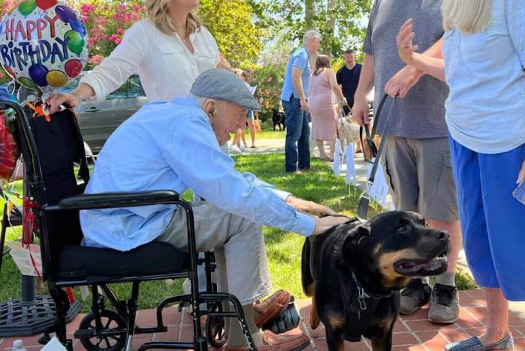 Surprise Birthday Party For Dog Lover Turning 100 Years Old Turns Into ...