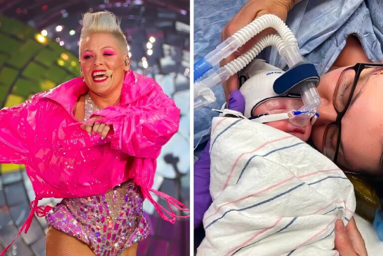OMG! Woman Goes Into Labor During Pink Concert -- But Surprisingly ...