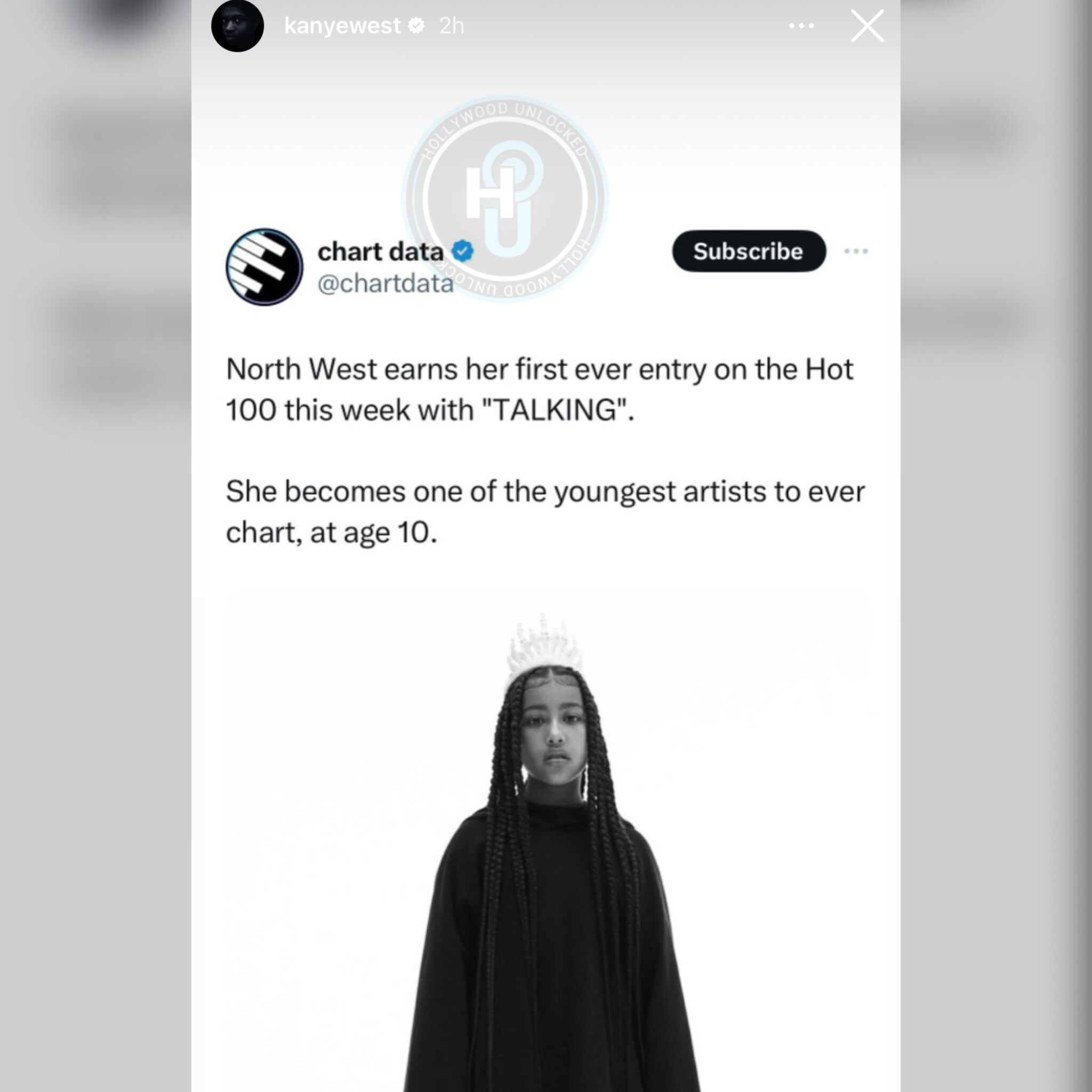 Congrats! North West Becomes One of the Youngest Artists to Chart on ...