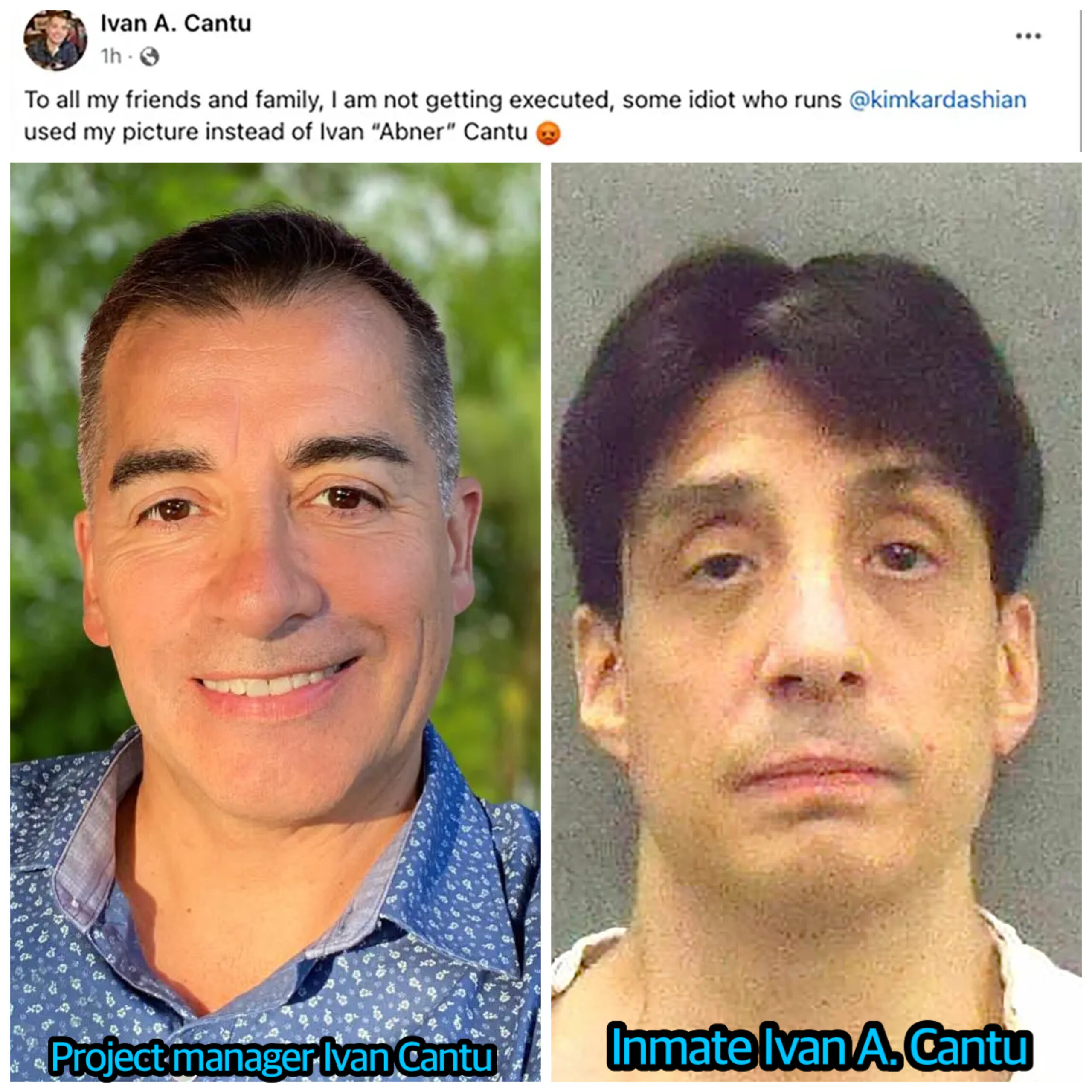 Kim Kardashian Mistakenly IDs NYC Project Manager As Death Row Inmate ...