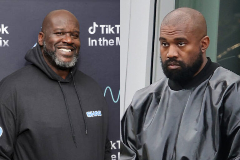 Shaquille O’Neal Calls Out Kanye West: “Man Up Lil Boy” • Hollywood ...