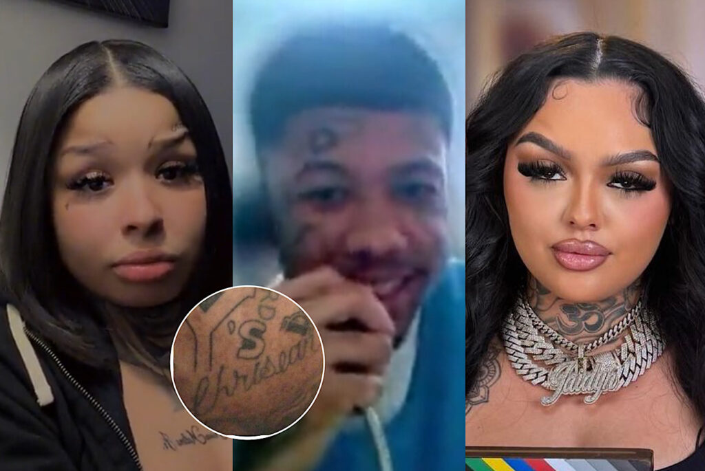 Blueface Tattoos Chrisean Rock’s Name On His Face, She Admits They Exchanged Vows Last Month ...