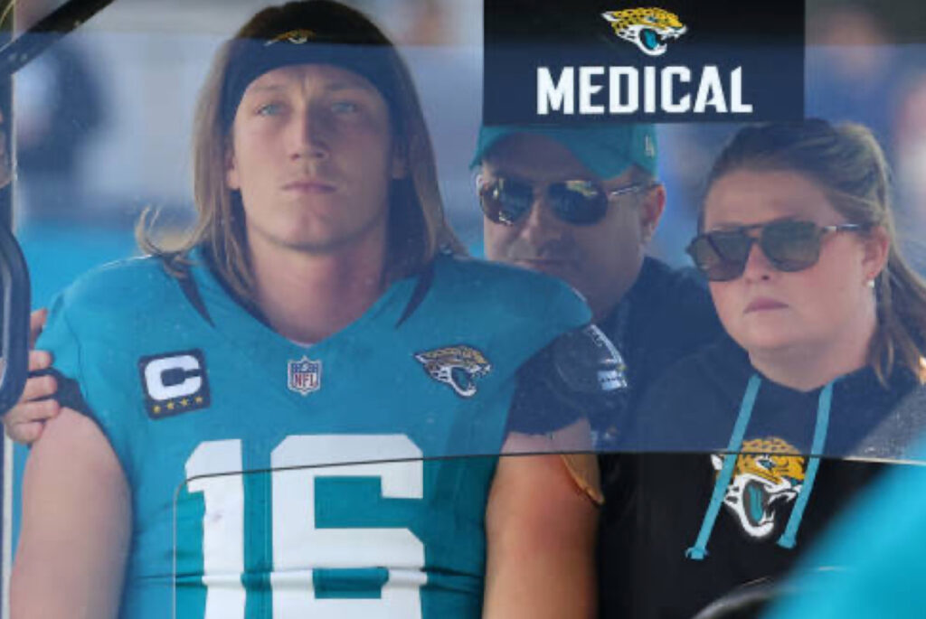 Trevor Lawrence Takes Big Hit • Hollywood Unlocked