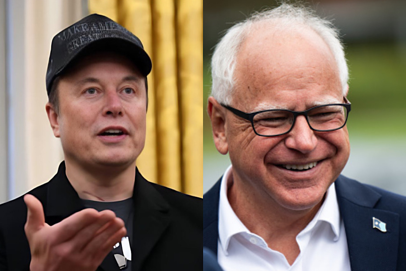Elon Musk Slams ‘Huge Jerk’ Tim Walz Over ‘Evil’ Tesla Stock Joke Amid ...