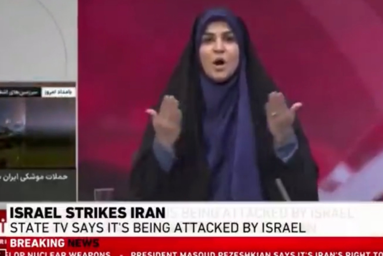 Israeli Airstrike Hits Iran State TV Headquarters • Hollywood Unlocked